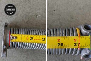 How to Measure Garage Door Springs - Champion Garage Door Repair